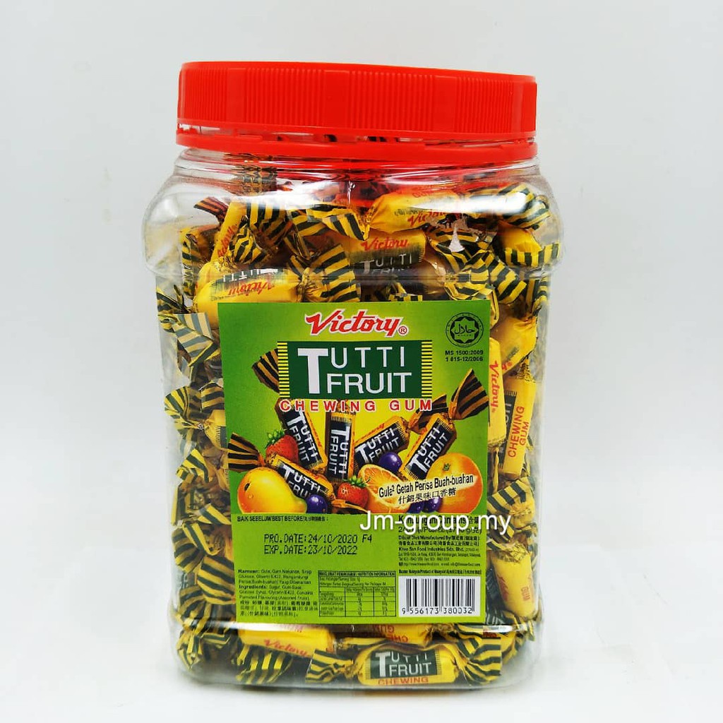 Victory Tutti Fruit Chewing Gum 240pcs (700g) | Shopee Malaysia