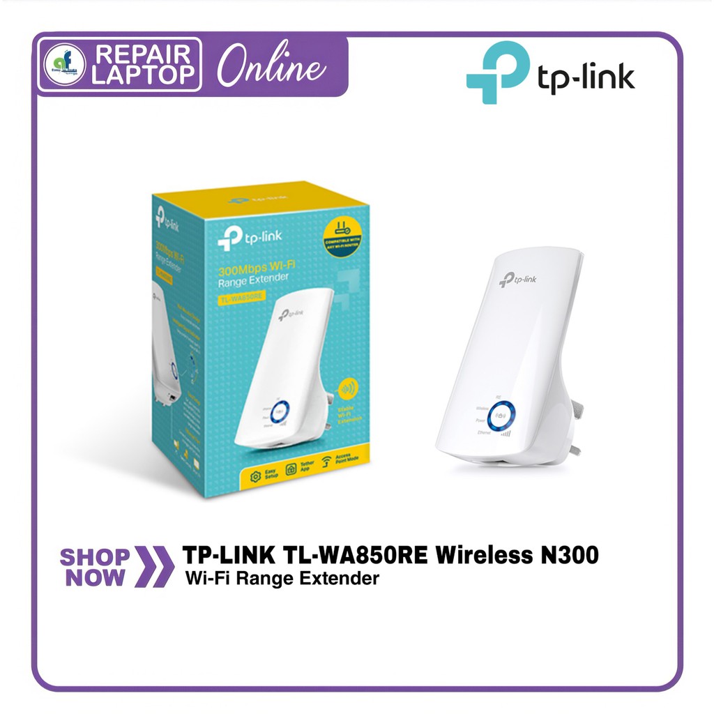 (READY STOCK) TP-LINK TL-WA850RE Wireless N300 Repeater Wi-Fi Range ...