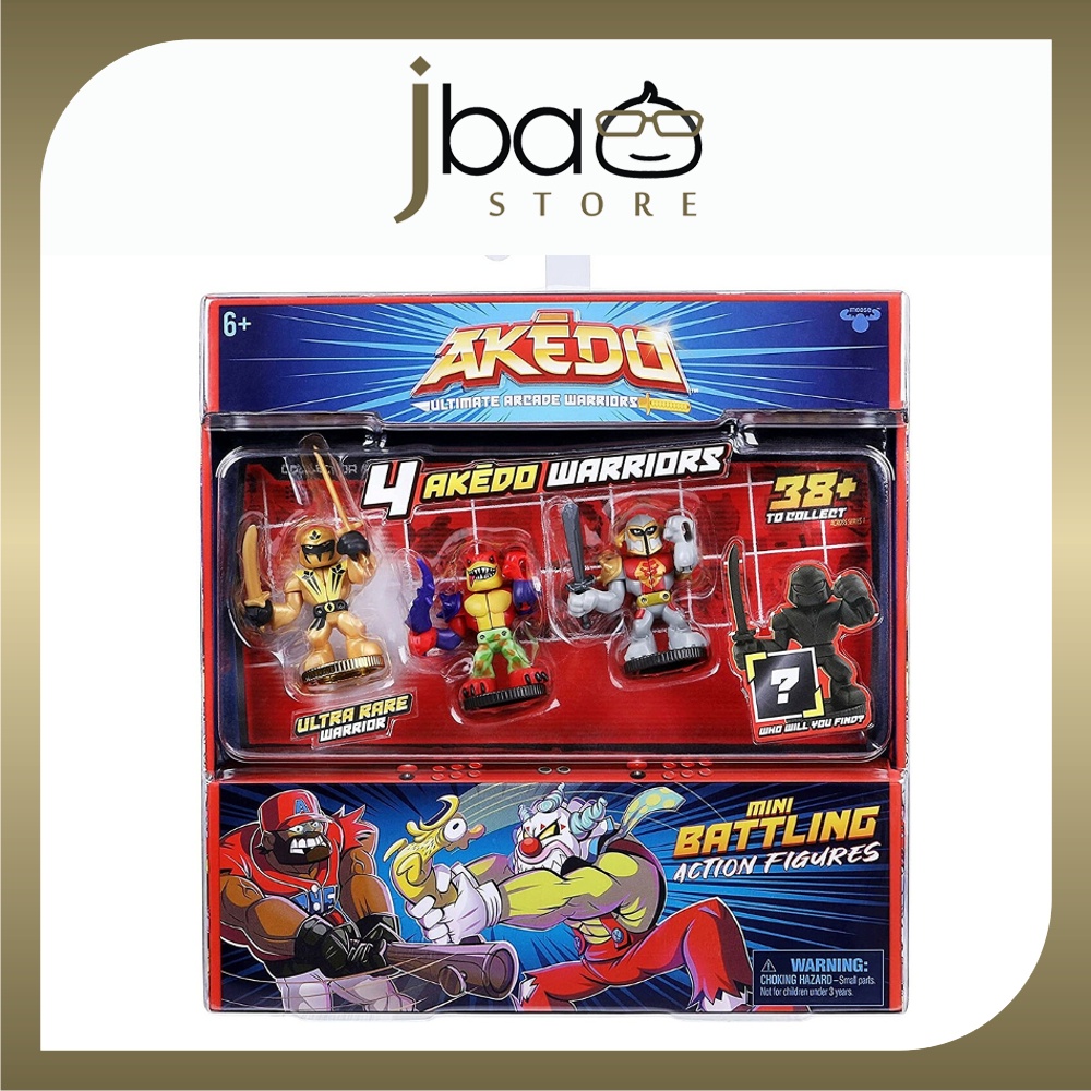 Akedo Ultimate Arcade Warriors Series 1 Mini Battling Action Figure ...