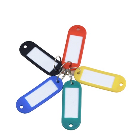 Color Plastic Key Tag 50pcs 60mm x 21mm and 40pcs 80mm x 32mm | Shopee ...