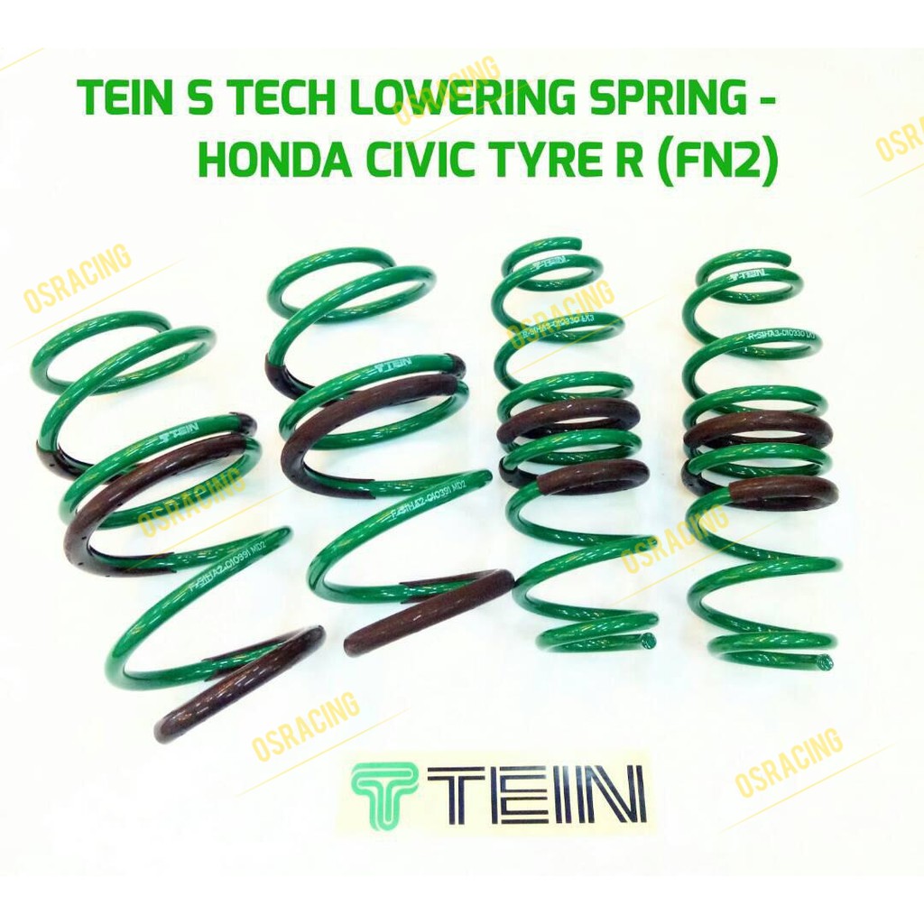 🔥Tein S Tech Lowered Spring for Honda Civic Type R (FN2) @ 4pcs🔥 ...
