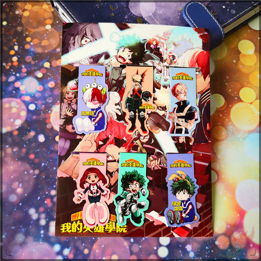My Hero Academia Series A - Anime Character Magnetic Bookmarks 6Pcs/Set ...