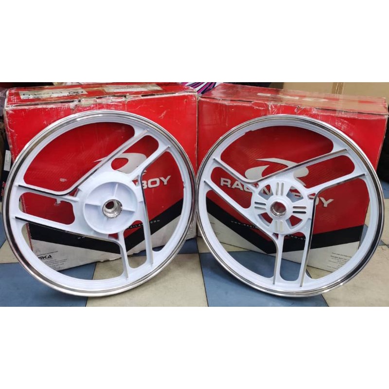 SPORT RIM RACING BOY (SP 699 ) FOR YAMAHA LAGENDA SRL110 Z WHITE ...