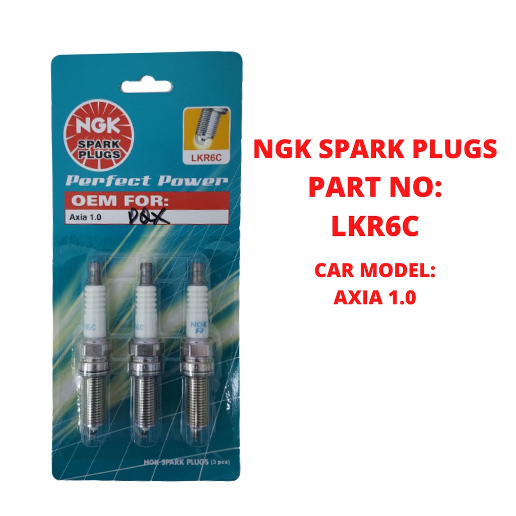 ORIGINAL NGK SPARK PLUG PERODUA AXIA 1.0 (LKR6C) | Shopee Malaysia