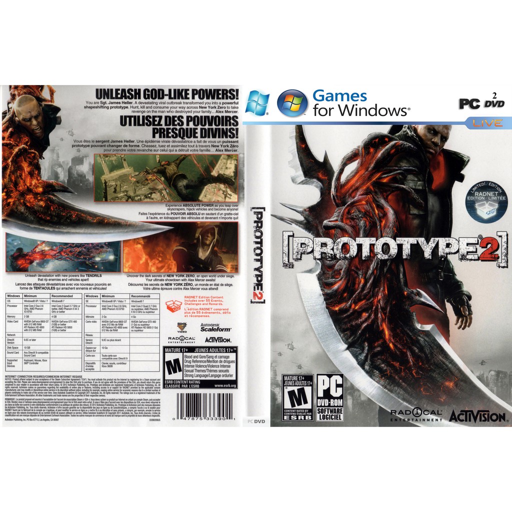 Prototype 2 PC GAME [Offline] | Shopee Malaysia