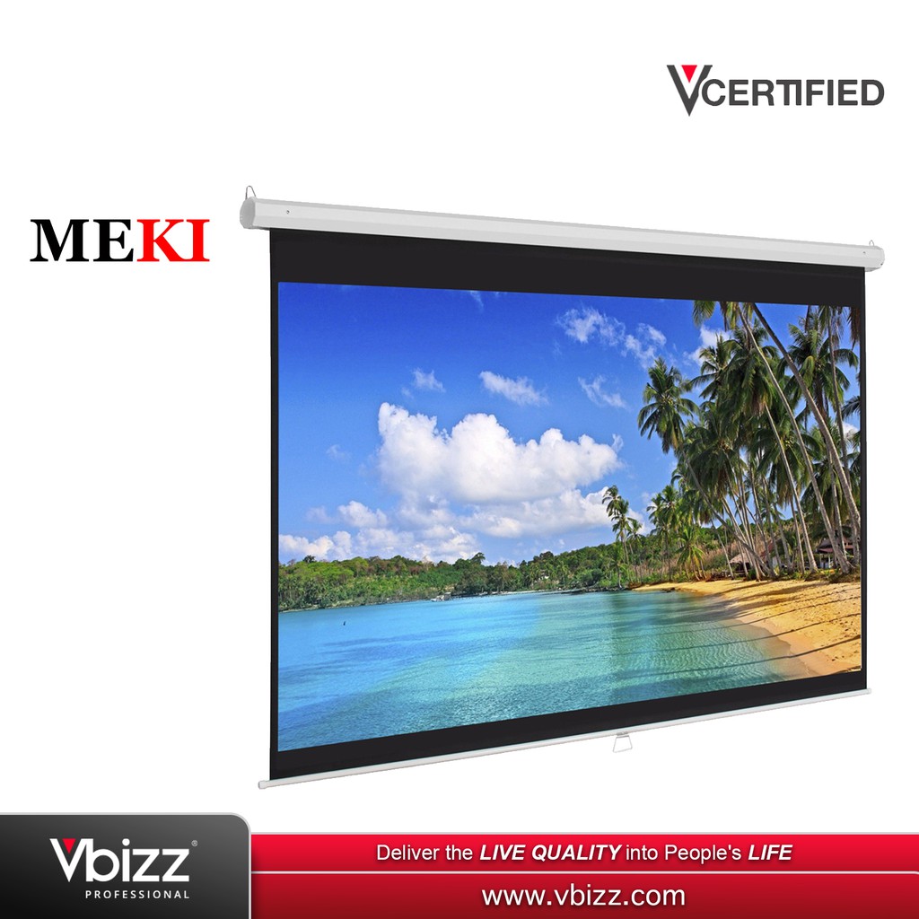 MEKI 70"x70" (6'x6') Manual Projector Screen - Matt White | Shopee Malaysia