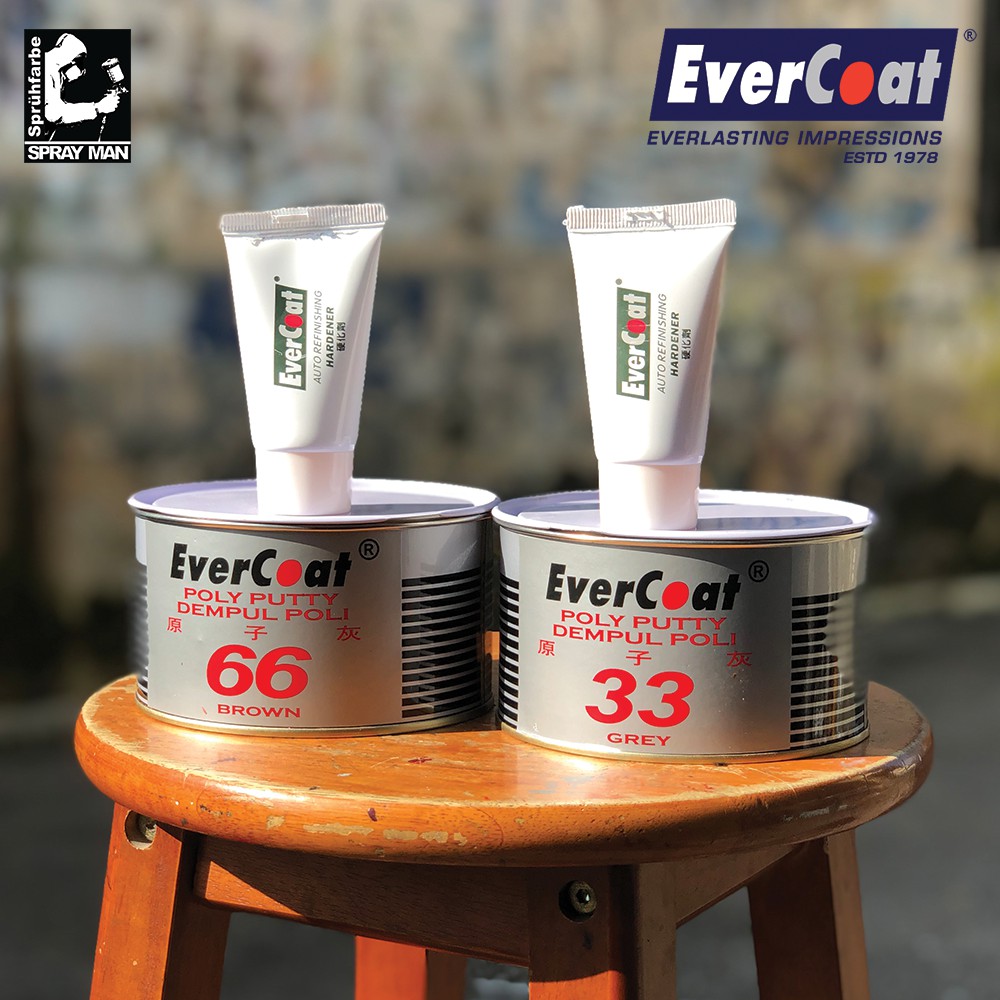 Evercoat 2K Poly Putty E33 Grey E66 Brown 1kg | Shopee Malaysia