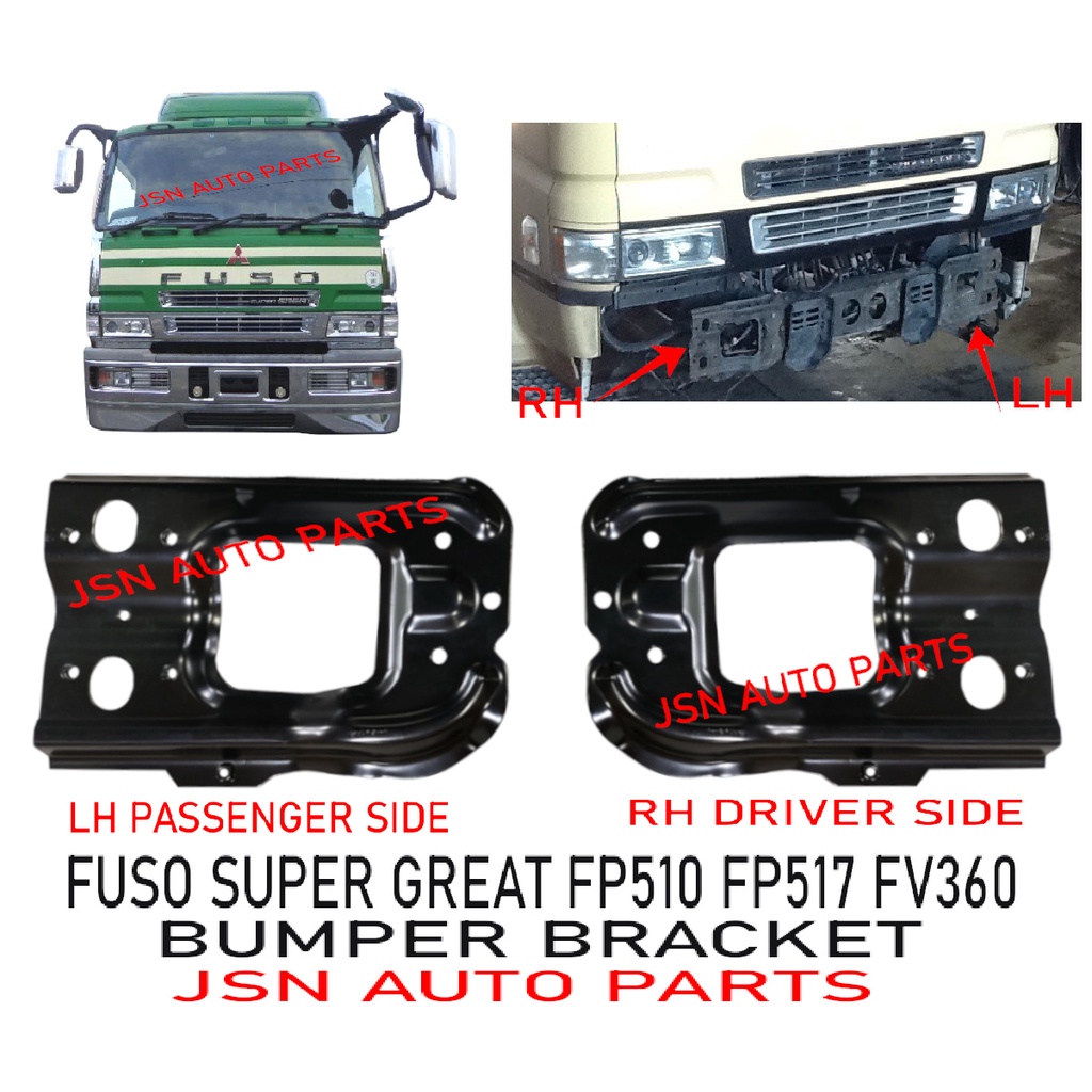 J125S06 BUMPER BRACKET MITSUBISHI FUSO SUPER GREAT FP510 FP517 FV360 ...