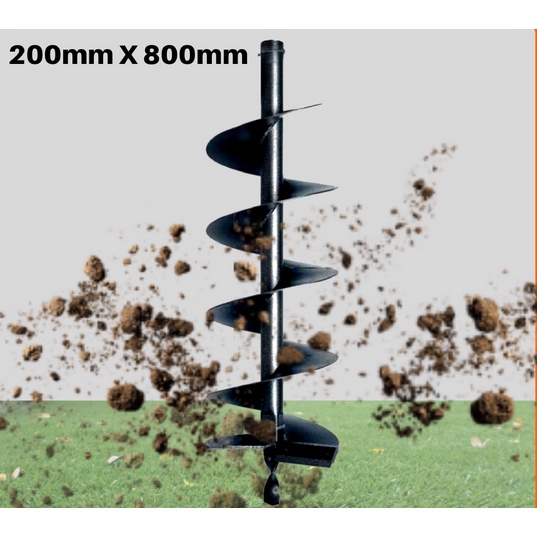 +Mata auger drill tanah korek lubang mesin engine/ Auger DRILL bit ...