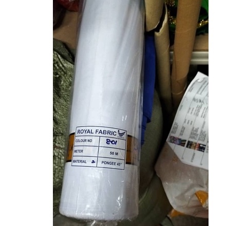 Satin Fabric / Pongee Fabric Solid Color Decoration | Shopee Malaysia