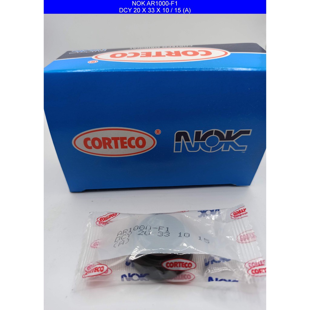 NOK Oil Seal - DCY 20x33x10/15 NBR ( 20 x 33 x 10 / 15 ) Corteco ...