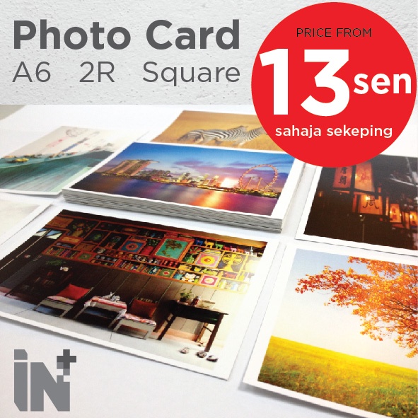 [Fujifilm]Photo card 30pcs A6 4R 2R Square Lomo Insta/Postcard/kahwin/greeting/reward/Wishing ...