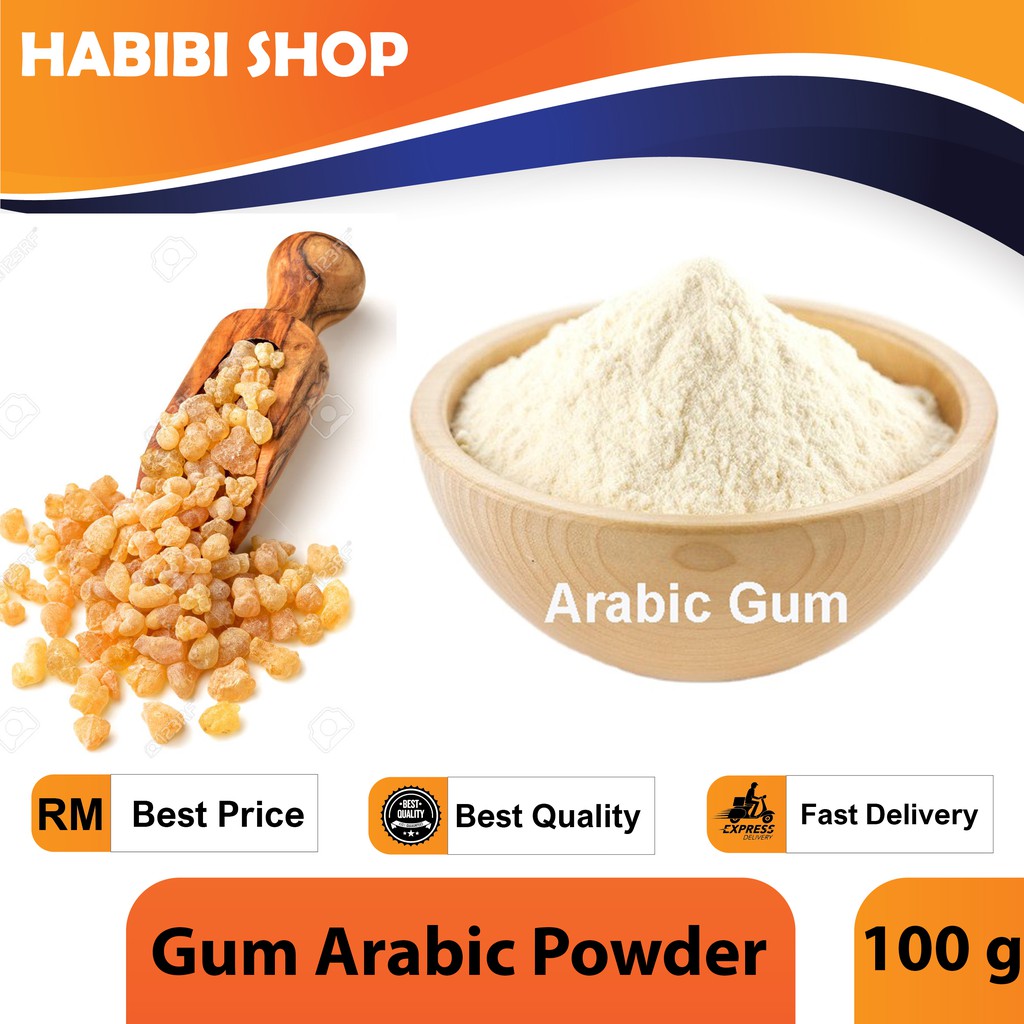 Gum Arabic Powder 400&150 gram Arab Gum Segera Original from Sudan صمغ ...