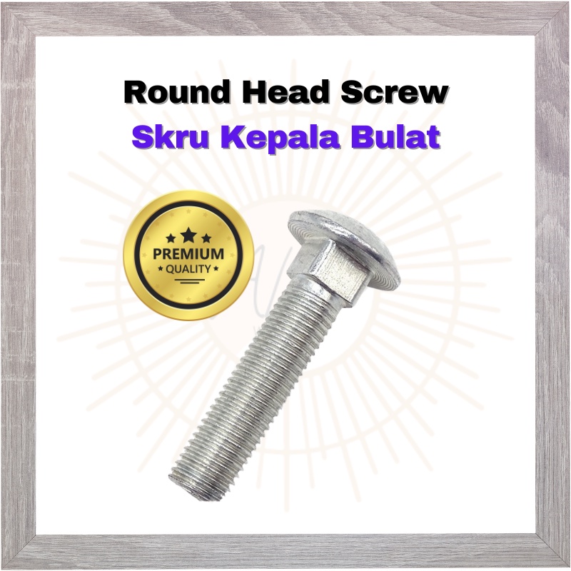 ALife M5 X 15MM Round Head Screw Skru Kepala Bulat 30 biji pcs | Shopee Malaysia