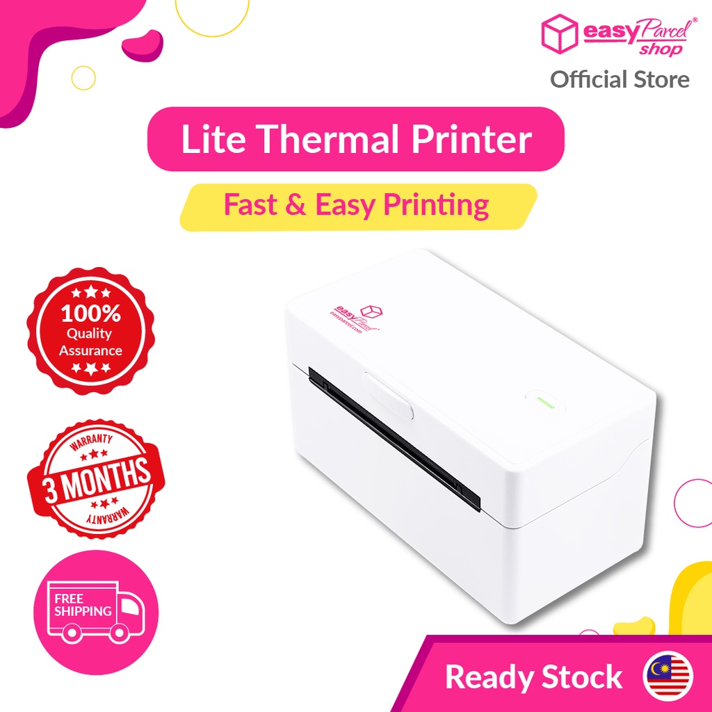 🔥 READY STOCK 🔥 EasyParcel Lite Thermal Printer | High-Speed USB AWB ...