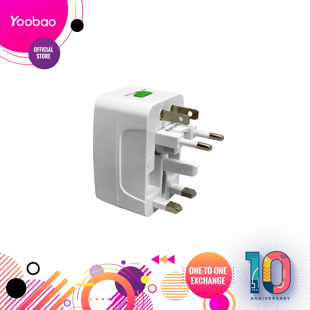 All in One International Travel Adapter Universal USB Charging Ports ...