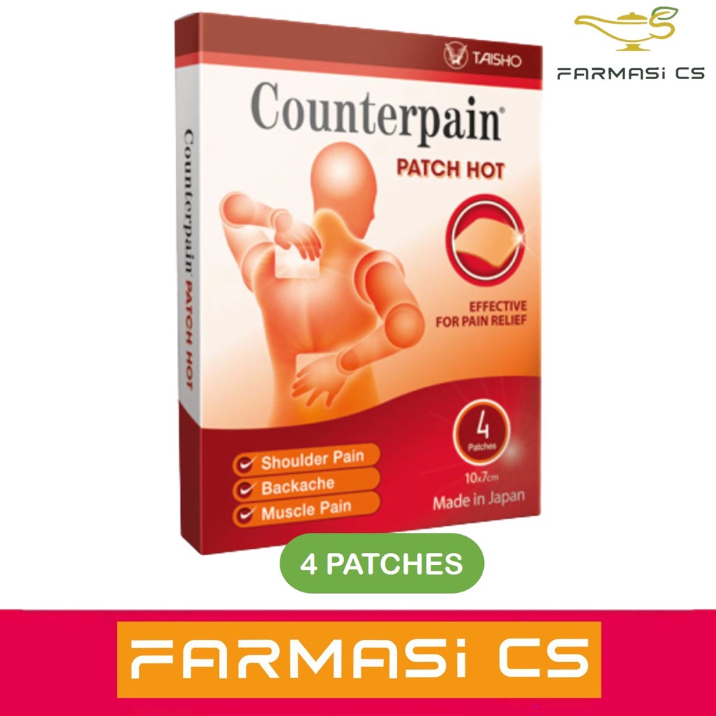 PROMO Counterpain Patch Hot 4 Patches EXP:06/2025 [ counter pain ...