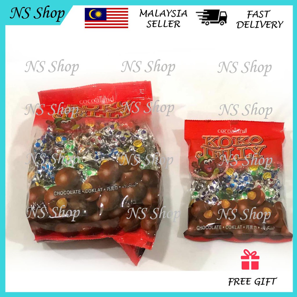 A NS Shop Cocoaland KokoJelly Peanut.600G/320G/120G Gula-Gula RAYA#CHILDHOOD # Halal | Shopee ...