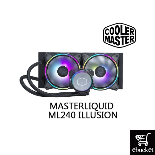 [EOL]Cooler Master MasterLiquid ML240 Illusion AIO CPU Liquid Cooler ...