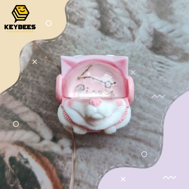Artisan Keycap - handmade resin mechanical keyboard button Sirius ...