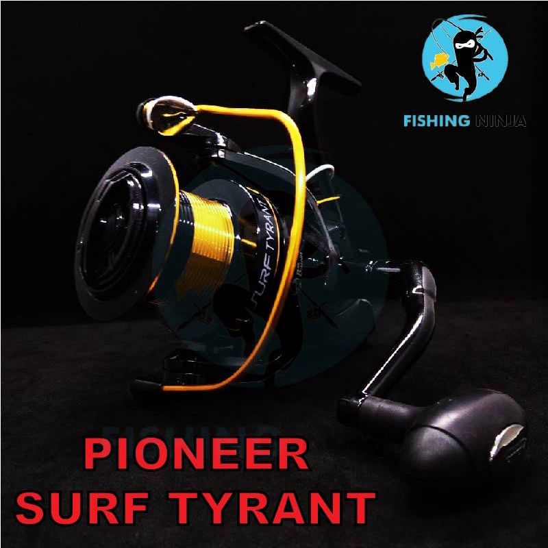 NINJA - PIONEER Surf Tyrant Spinning Reel 6000 8000 6+1 Ball Bearing 5. ...