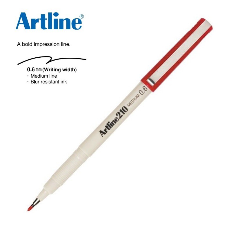 Artline 210 Sign Writing Pen Medium 0.6mm ( EK-210N ) | Shopee Malaysia