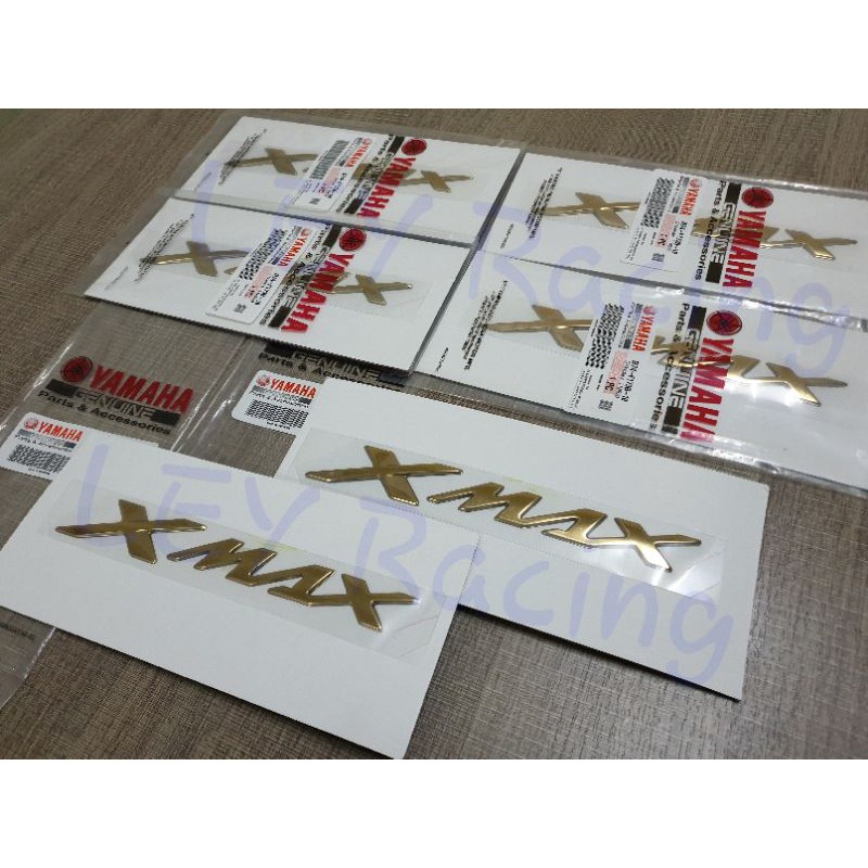 2pcs Emblem Xmax Gold 💯% Original Yamaha | Shopee Malaysia