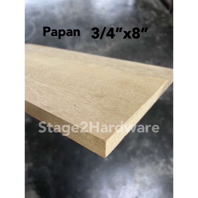 3/4”x8” Solid Papan Yellow Meranti Kayu Kening /Papan Bumbung /Papan ...