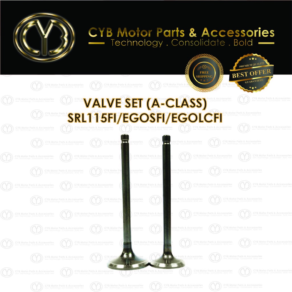 Valve Set A-Class YAMAHA SRL115FI EGOSFI EGOLCFI In Ex Intake Exhaust ...