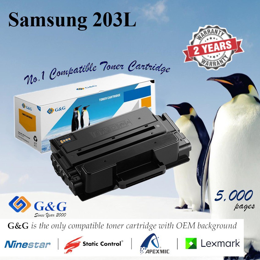 G&G toner for Samsung MLT 203L ( samsung 3320/ SL M3820/ 3870/ 4070 ...