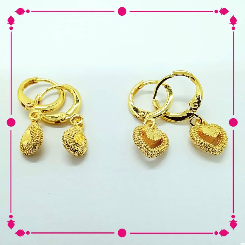 Subang Paku & Ketib Emas Korea 24K Murah (EE303)(EE304)(EE305)(EE306 ...