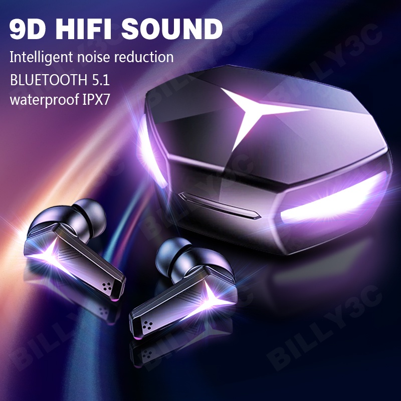 Touch Control Wireless Earbuds Bluetooth Earphones TWS gaming headphone ...