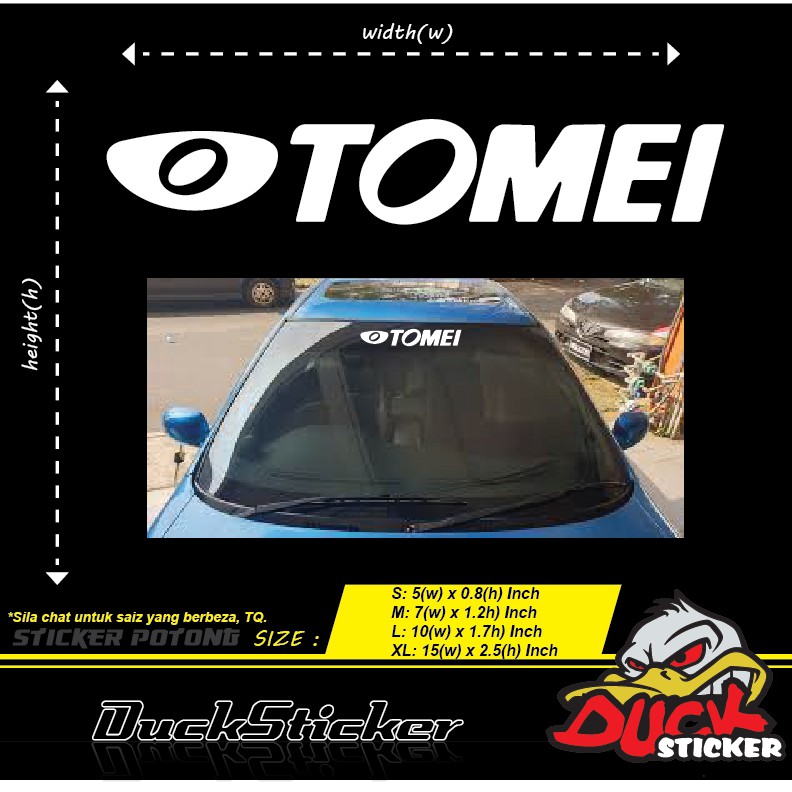 TOMEI BRAND LOGO STICKER 1PCS | Shopee Malaysia
