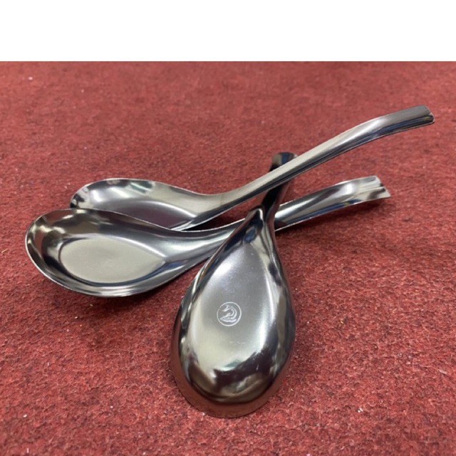 (1 Car 9 Baht) Korean Style Stainless Steel Fish Spoon (Assorted Brands ...