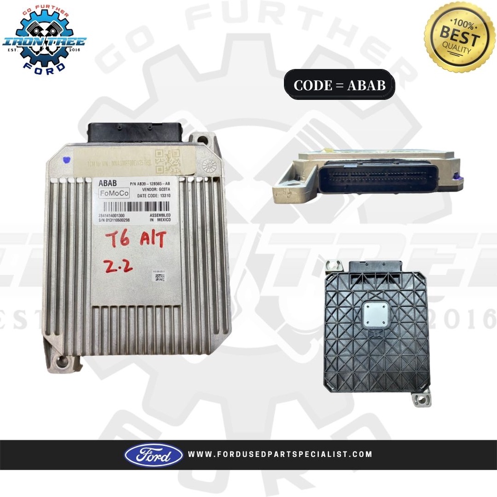 TCM Ford Ranger T6 & T7 Code : ABAB & ABEB (Original Used) | Shopee ...