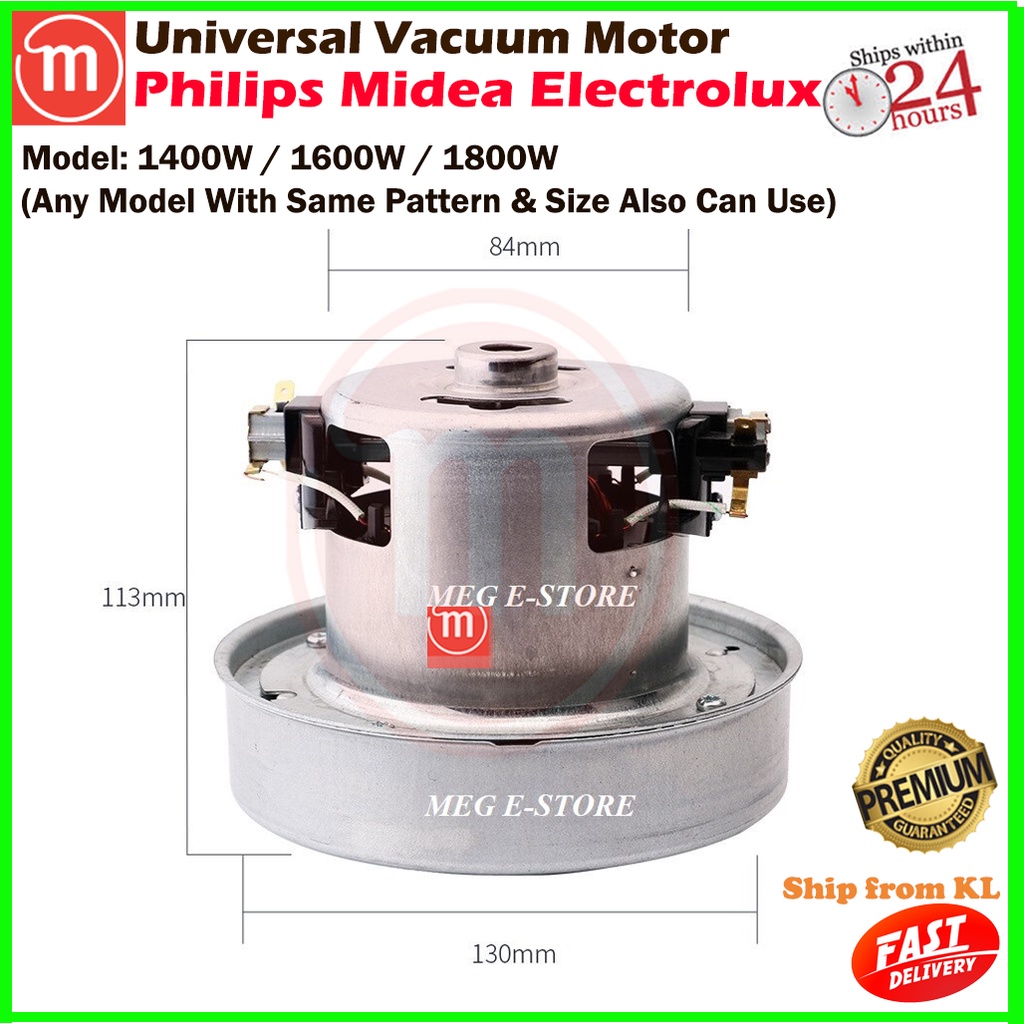 Vacuum Motor 1400W / 1600W / 1800W Vacuum Cleaner Motor Replacement ...