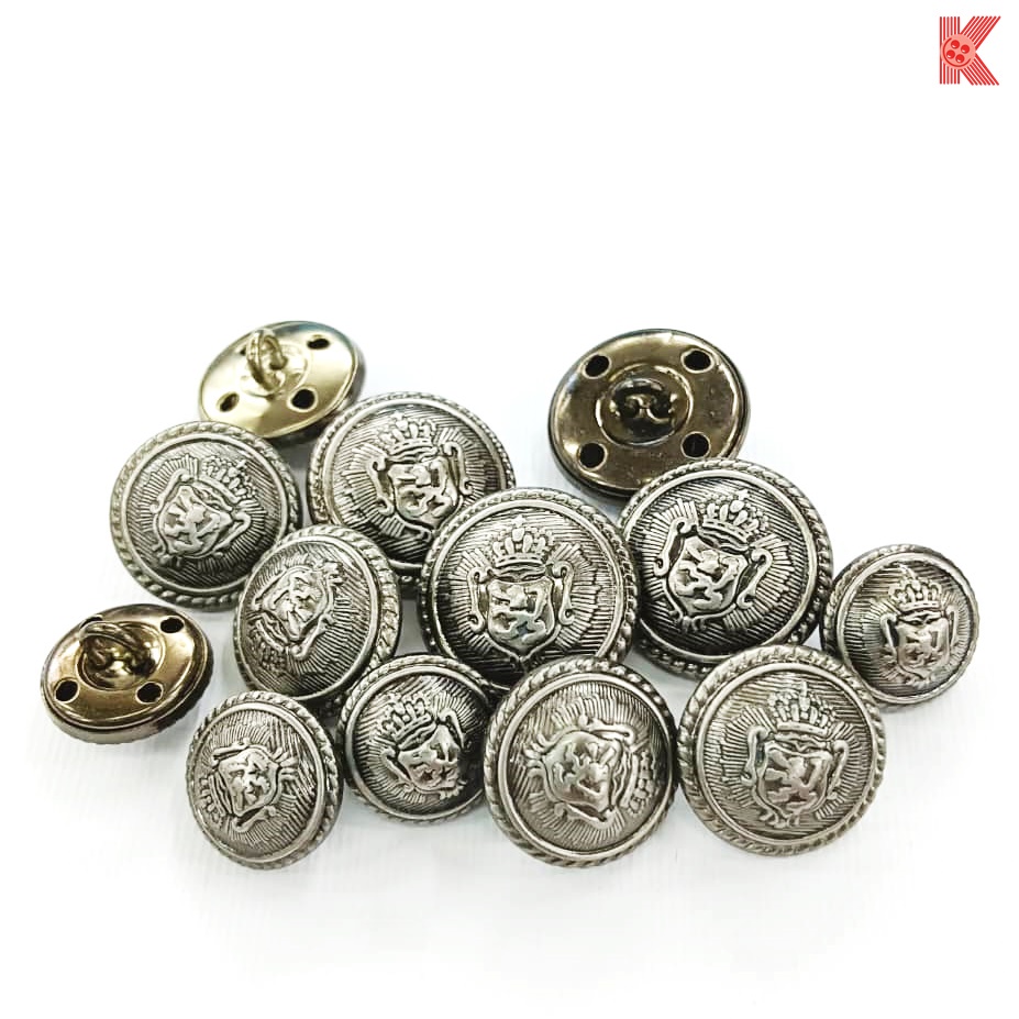 Japan Fashion Sewing Silver Button Shank Button Silver Button with Coat ...