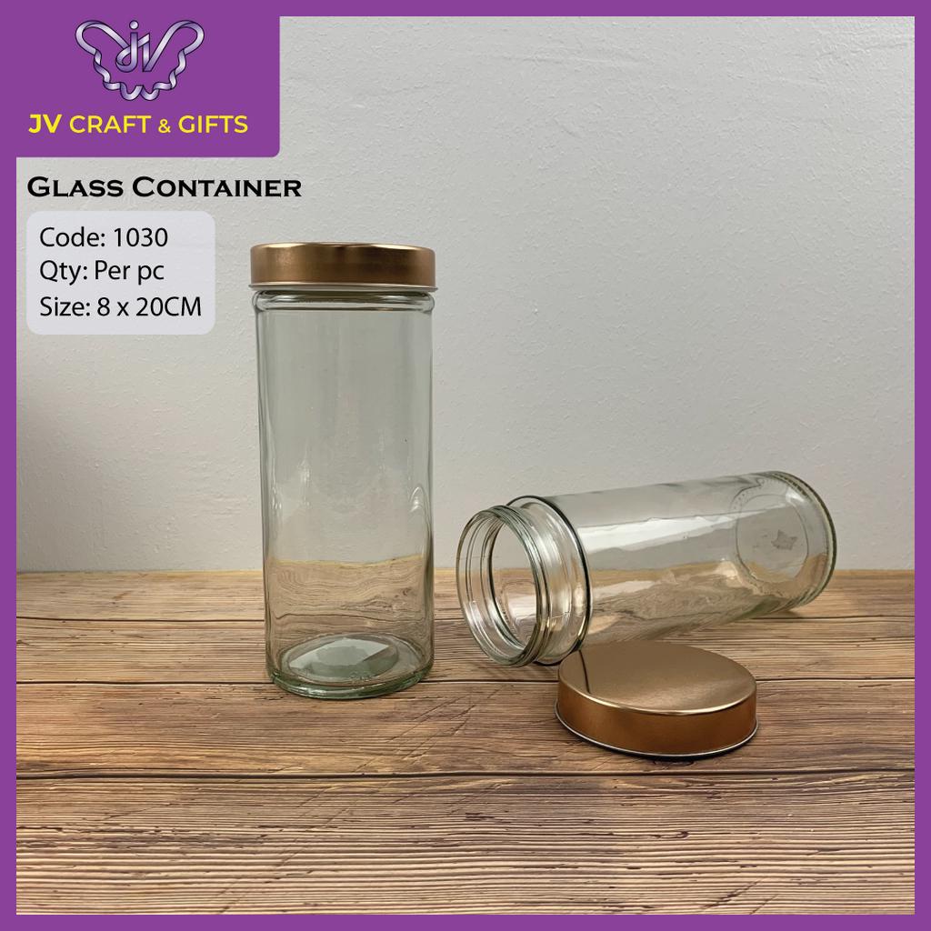 Glass Container / Balang Bekas Kaca/ Balang Kaca Crystal/ Balang Kuih ...