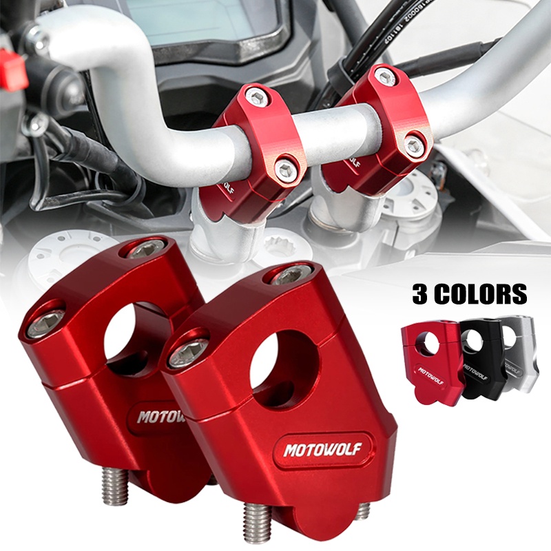 PYMOTO Motorcycle Handlebar Riser Bar Mount Handle Clamp 28mm/22mm For Kawasaki Versys X300 X250 ...