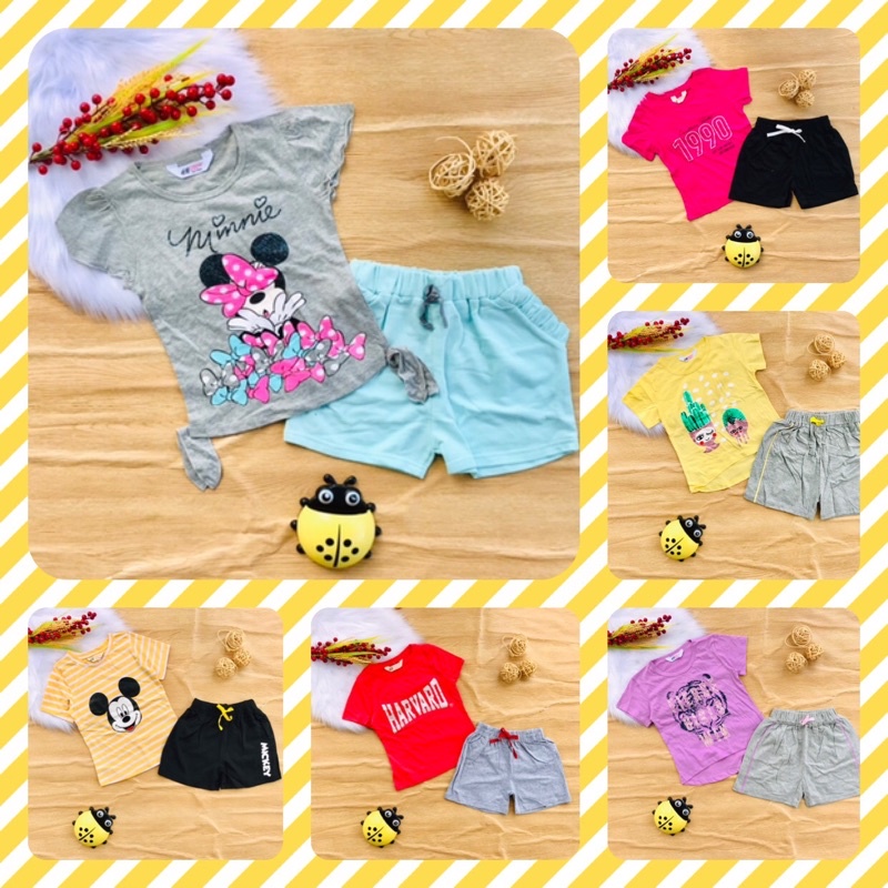Cotton thigh set made by H&M for girls from 15-37kg | Shopee Malaysia