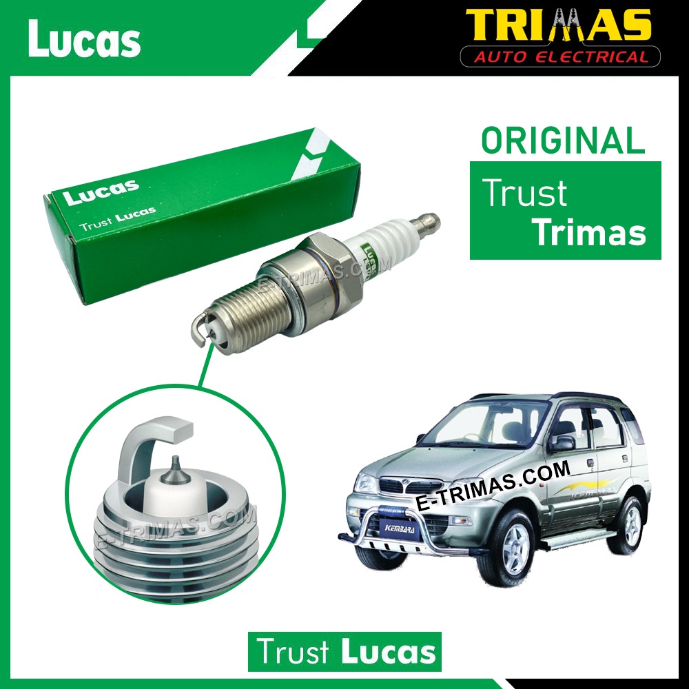 TRIMAS Perodua Kembara DVVT 1.3 2000-2006 Original Lucas Iridium Spark ...