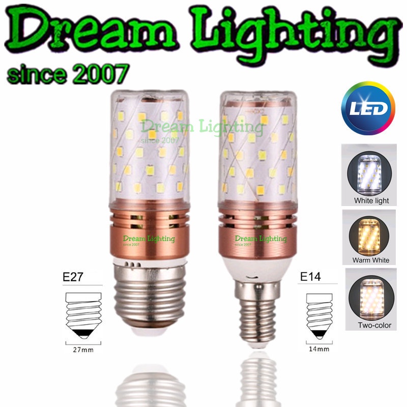 Dream Lighting / LED Corn Bulb Screw E27 E14 No Flicker 12W 16W 220V Candle light Bulb Energy ...