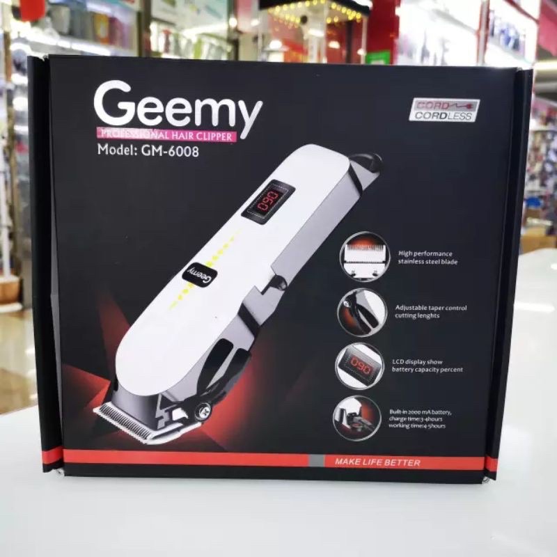 GEEMY GM - 6008 professional Hair Trimmer. Hair cutter an comfort ...