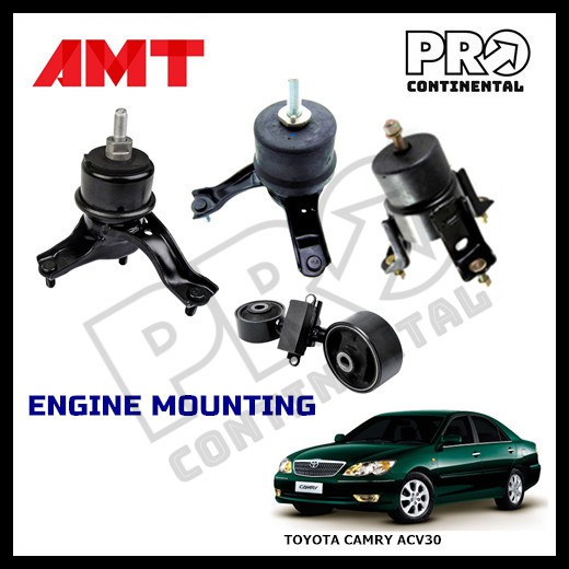 AMT TOYOTA CAMRY 2.0 2.4 ACV30 ACV31 2002-2005 ENGINE MOUNTING SET [4 ...