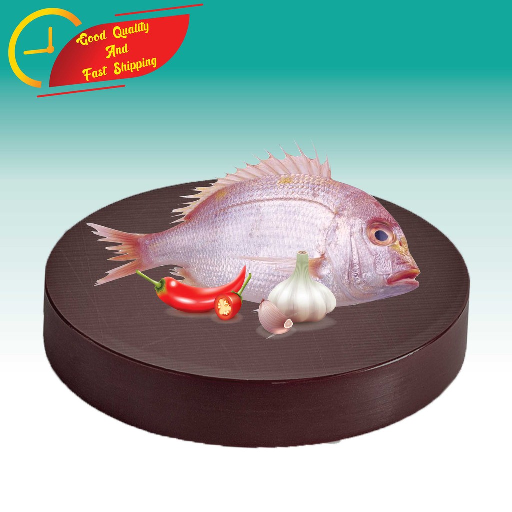 MAS Round PE Chopping Board BROWN AND WHITE (25MM) / Cutting Board ...