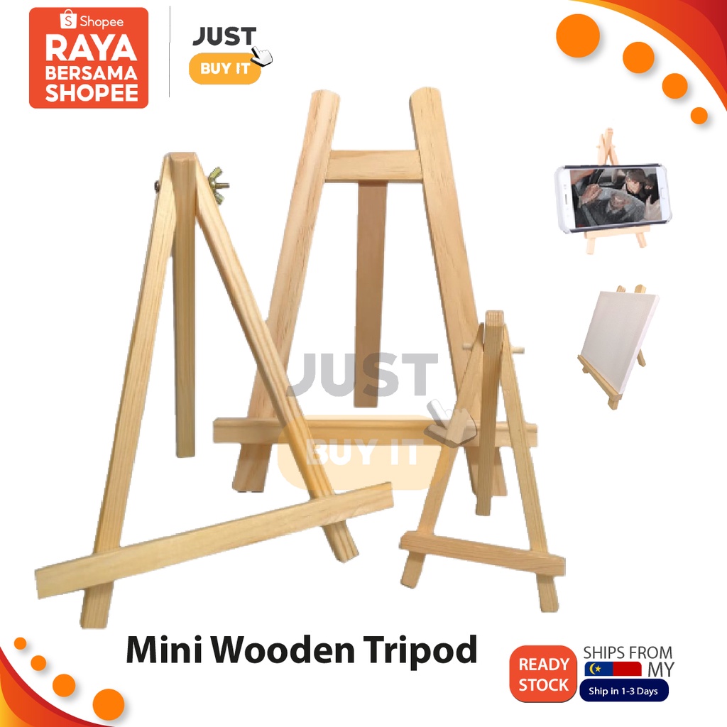 Easel Stand Solid Wood Stand Art Sketch Drawing Stand Mini wooden stand ...