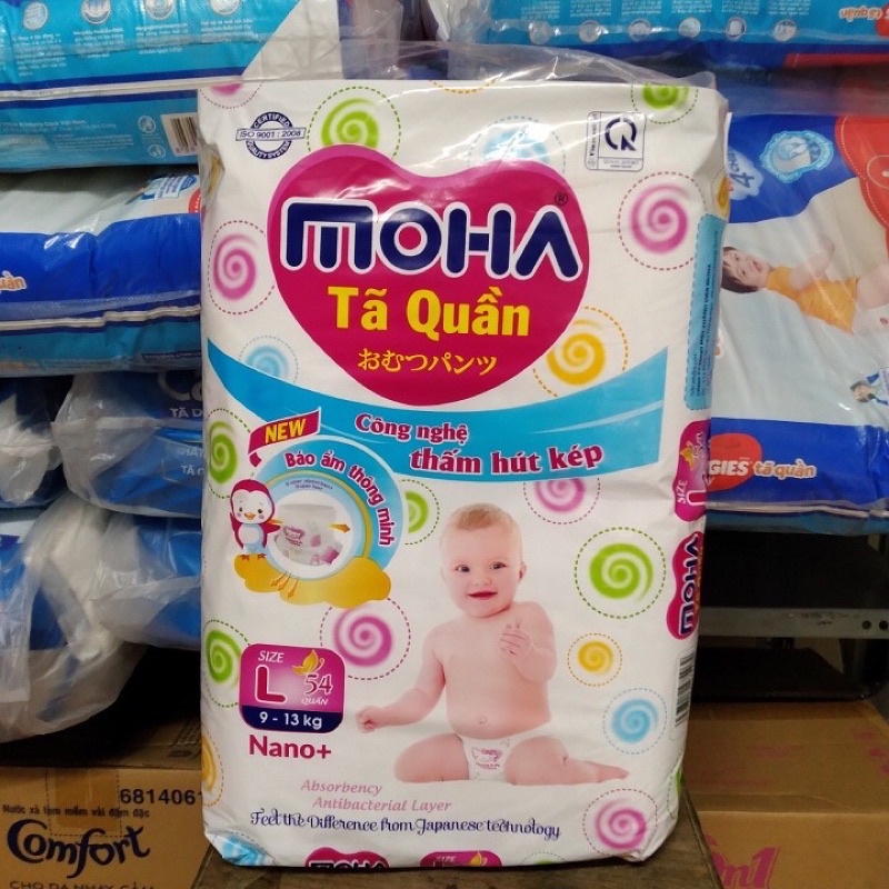 Moha Diapers M60, L54, XL48 Japan | Shopee Malaysia