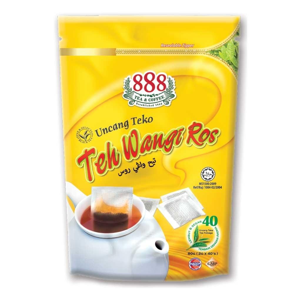 888 Teh Wangi Ros Pot Bag (2g x 40 Sachets) | Shopee Malaysia