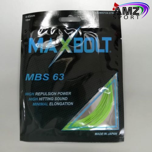 Maxbolt MBS63 MBS 63 BADMINTON STRING (ORIGINAL & READYSTOCK) | Shopee ...