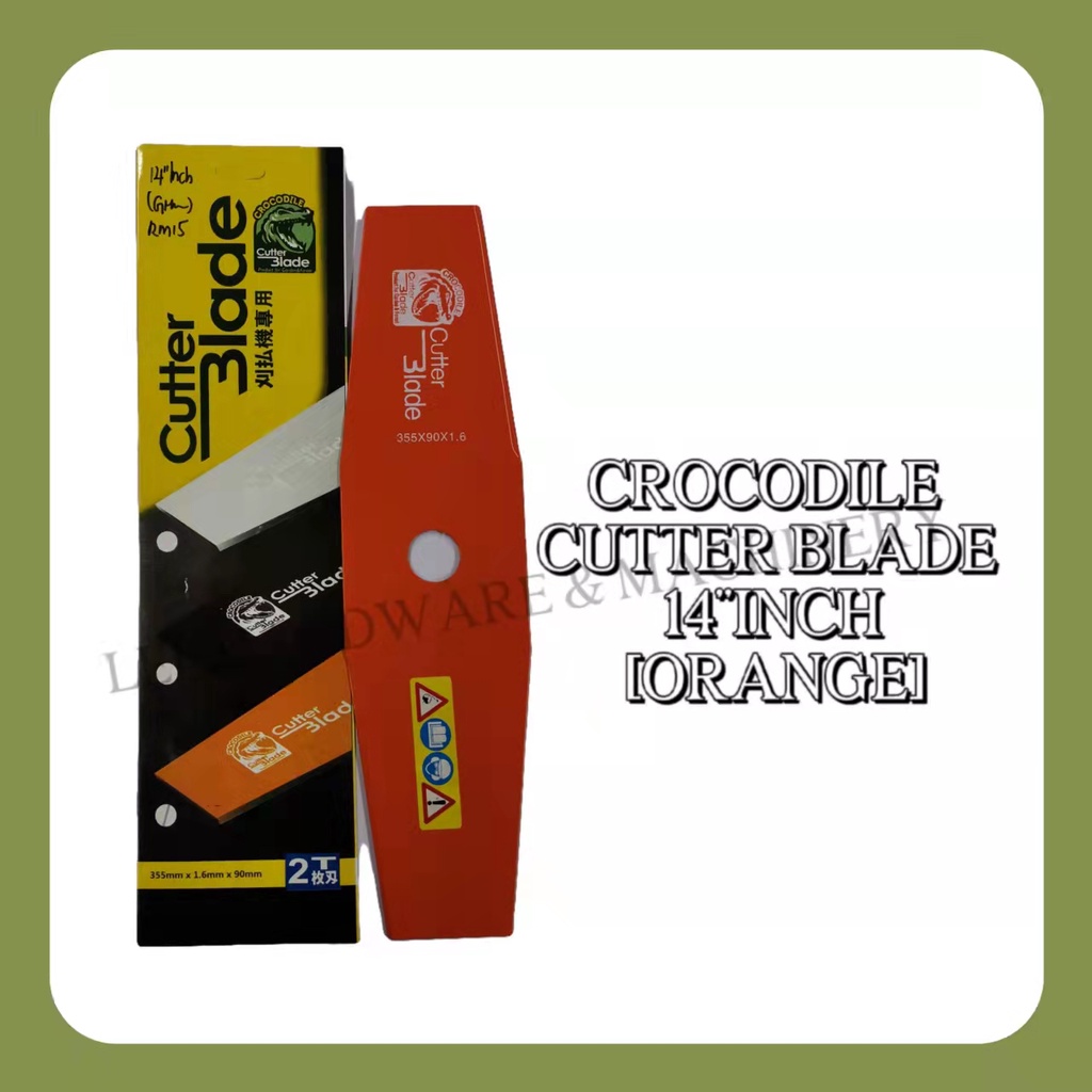 [NEW ARRIVAL]CROCODILE CUTTER BLADE 12''14''16INCH BRUSH CUTTER BLADE ...